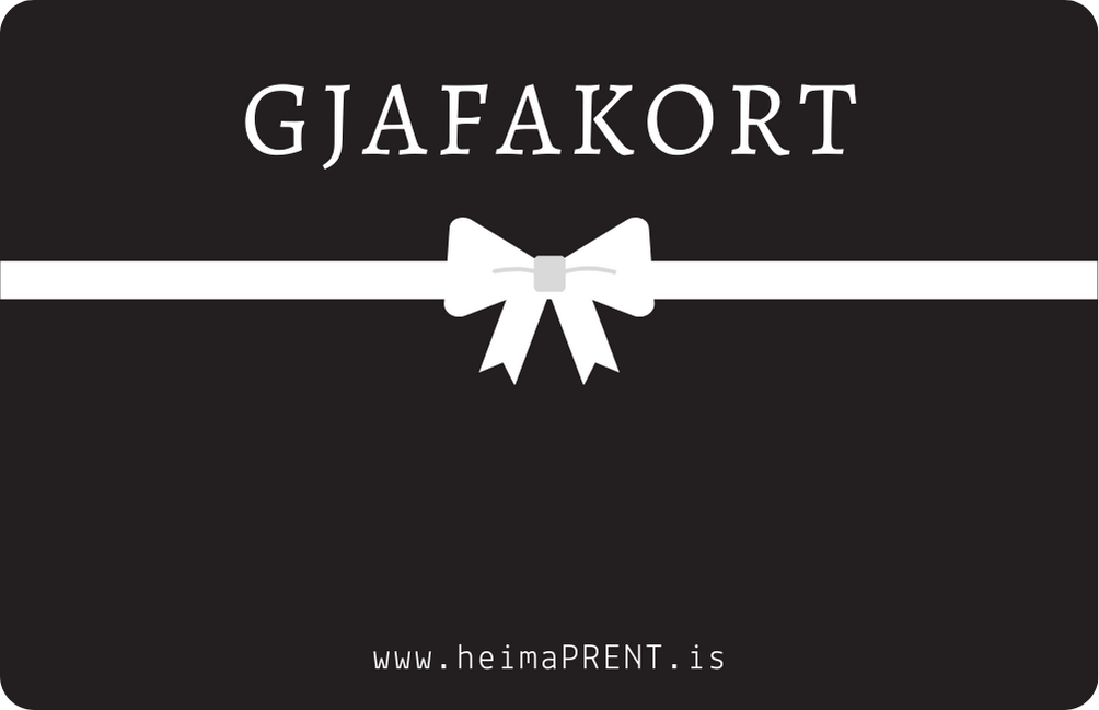Gjafakort – heimaPRENT